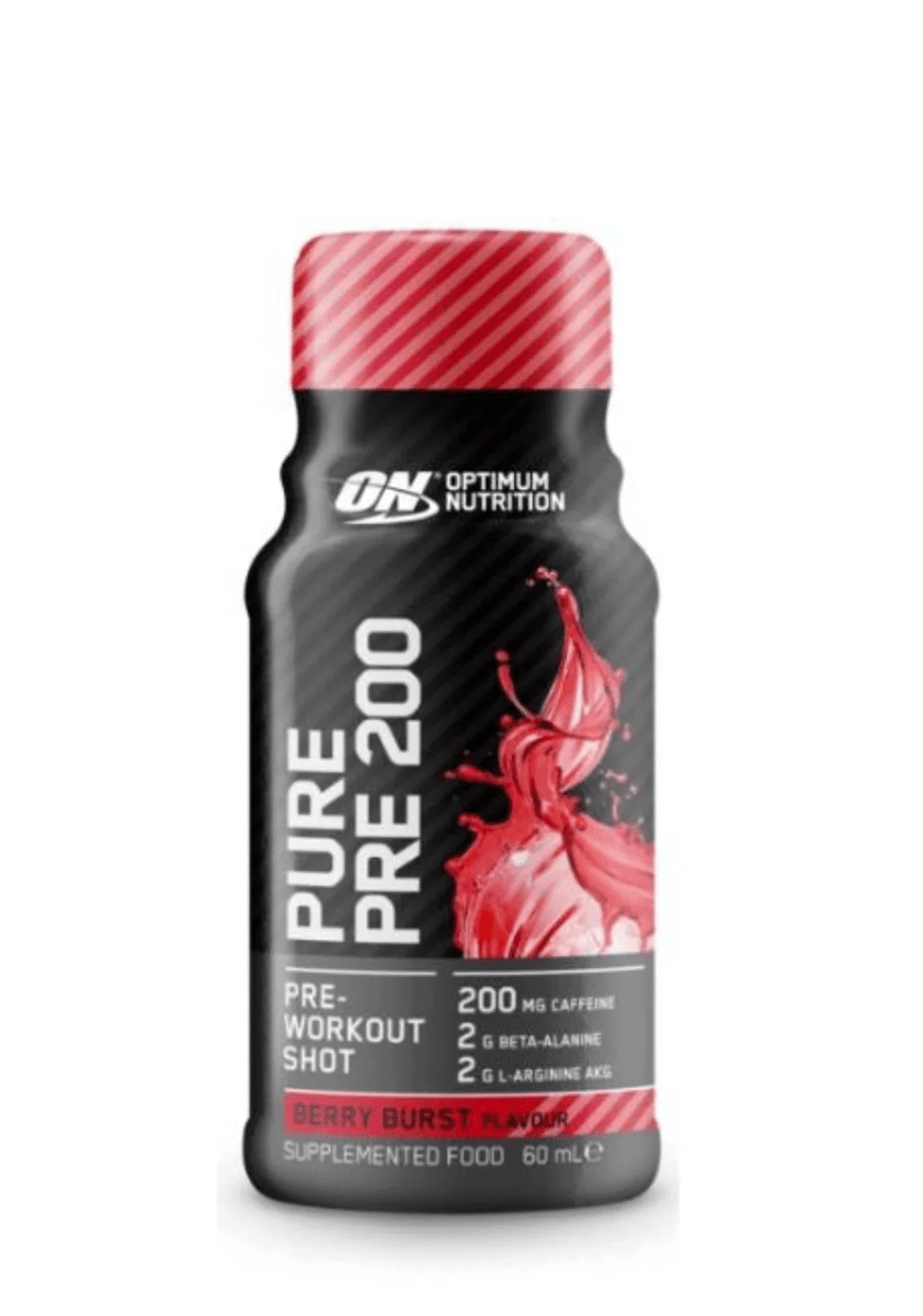 OPTIMUM NUTRITION PURE PRE 200 SHOT – STN Nutrition
